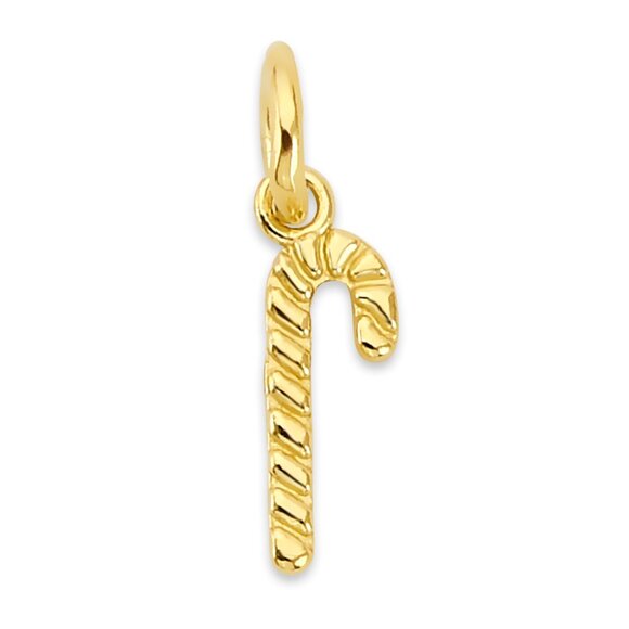 Golden Fire Jewelry | Jewelry | Solid K Gold Candy Cane Charm Christmas ...